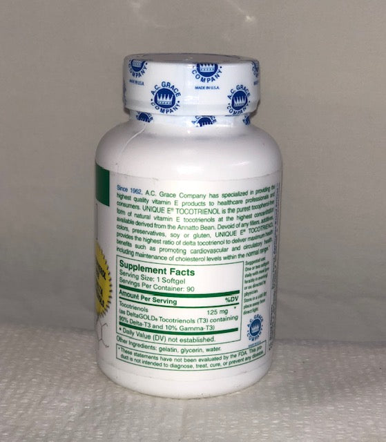 E - Tocotrienol, 90 Gel Capsules – Aurora Health and Nutrition